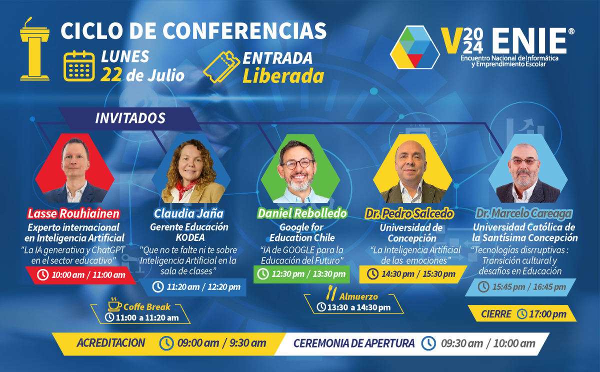 5° ENIE 2024: «Inteligencia Artificial». Evento presencial, gratuito y ...